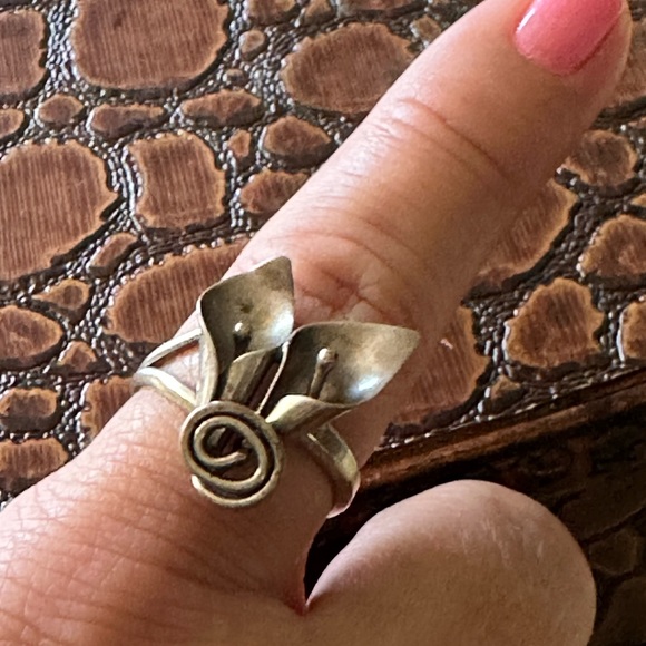 Stuart Nye | Jewelry | Vintage Stuart Nye Sterling Silver Double Calla ...